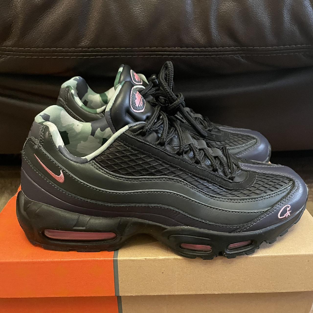 Corteiz x Air Max 95 Pink Tings Size 9 Crtz collab... - Depop