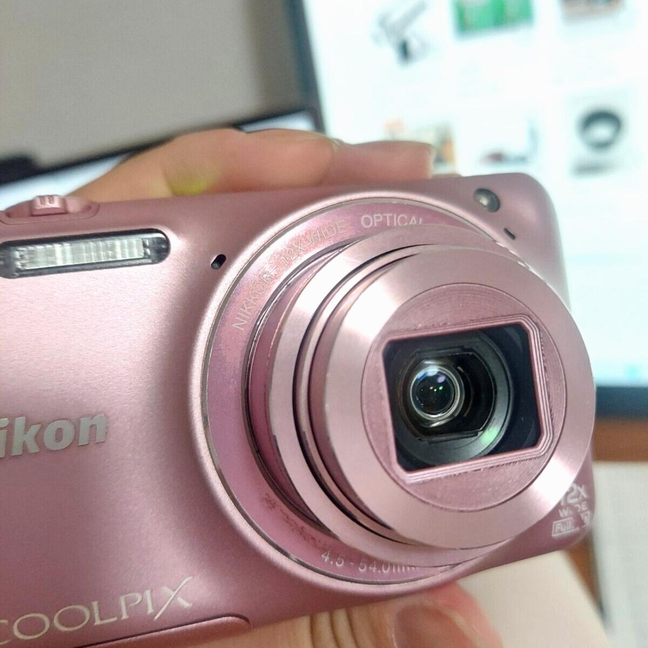 Nikon COOLPIX S6600 Compact Digital Camera Pink - Depop