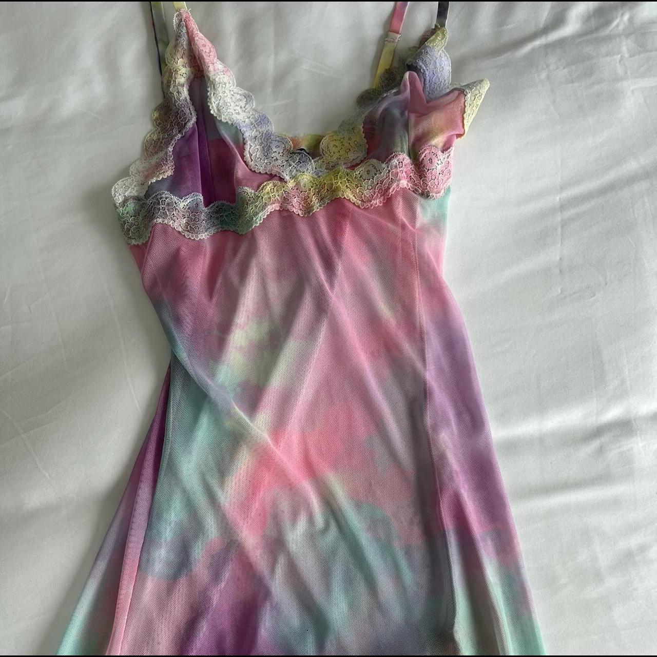 Dollskill rainbow sheer dress - Depop