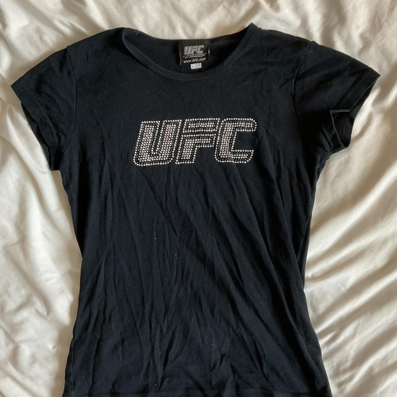 Vintage UFC bedazzled tee Hella cute used to wear... - Depop