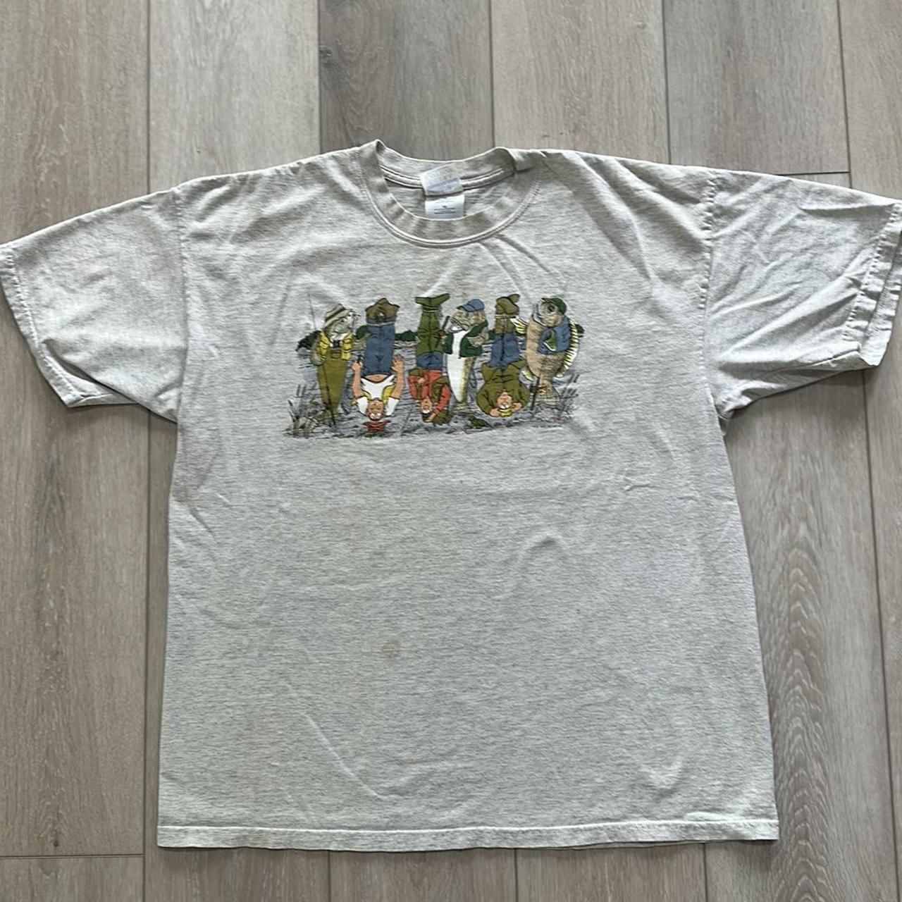 Vintage y2k fish fishing outdoors nature wildlife... - Depop