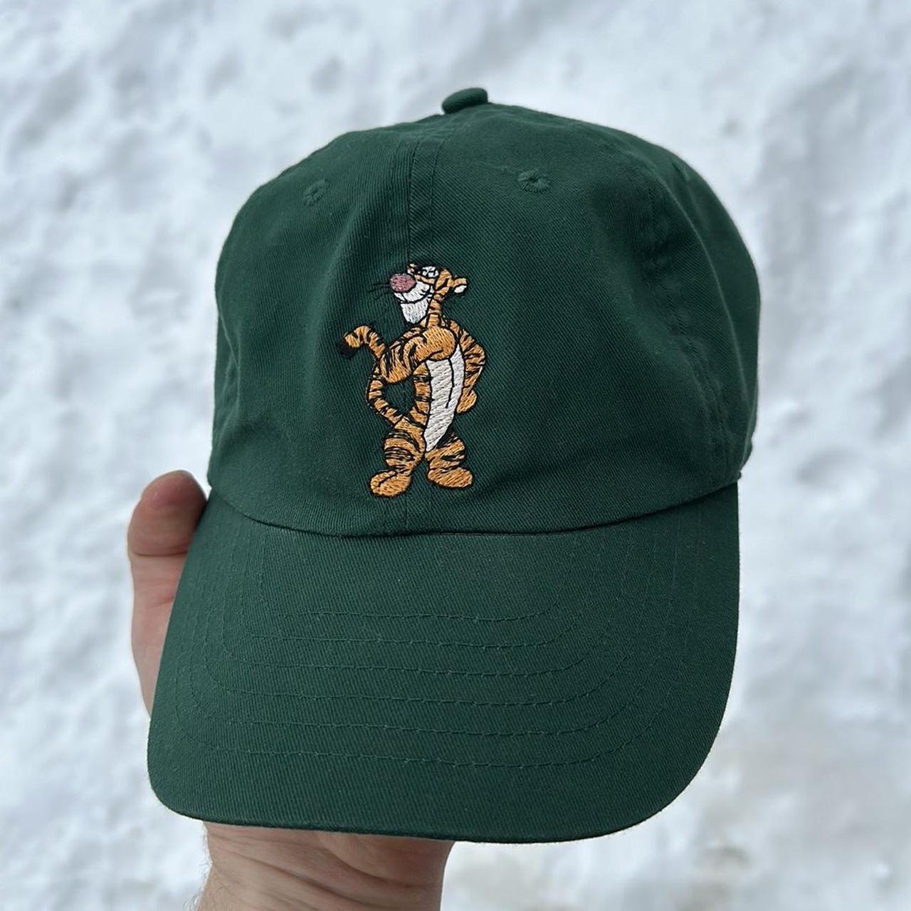 Vintage Disney tigger green dad hat. In great... - Depop