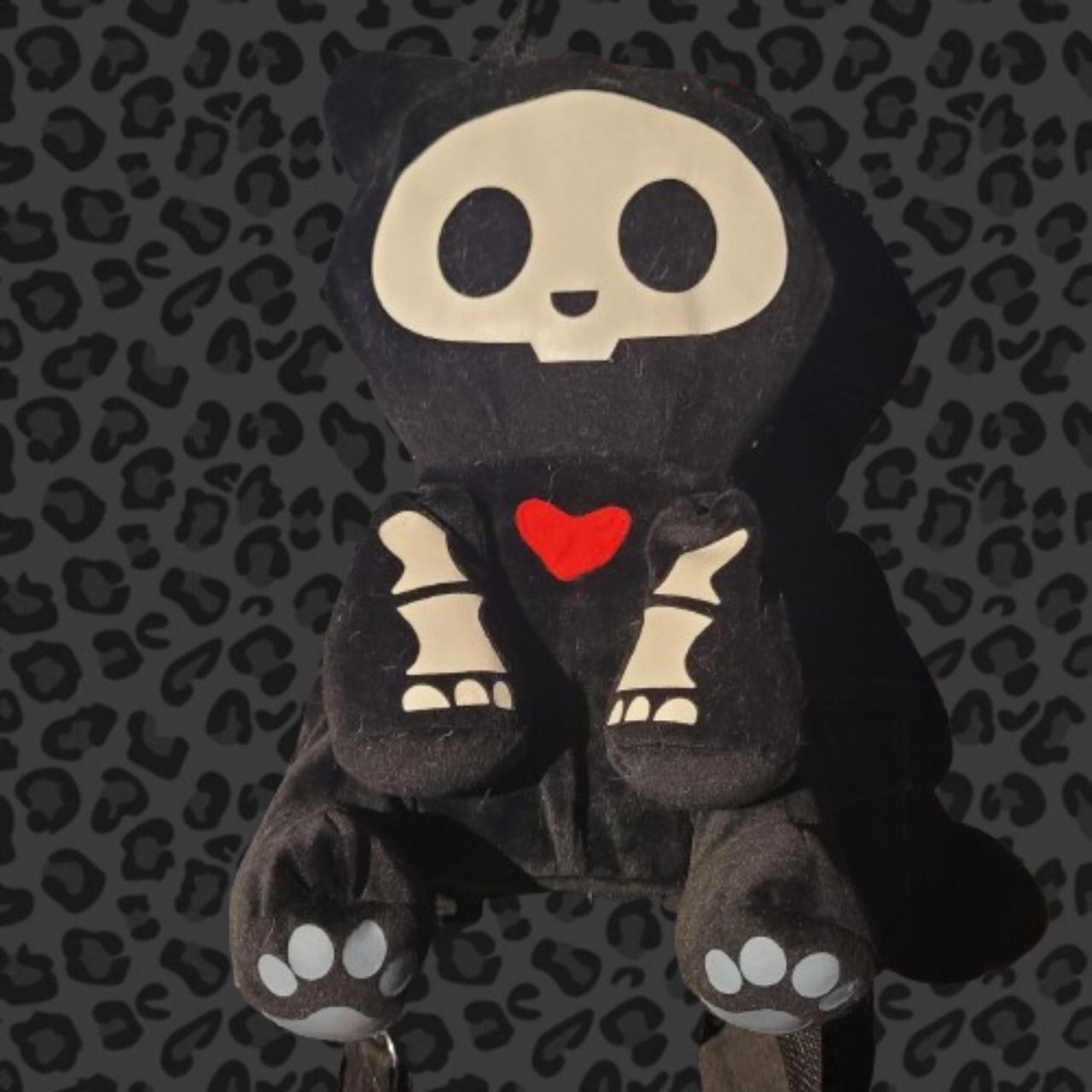 Skelanimals kit the cat plush backpack! will trade... - Depop