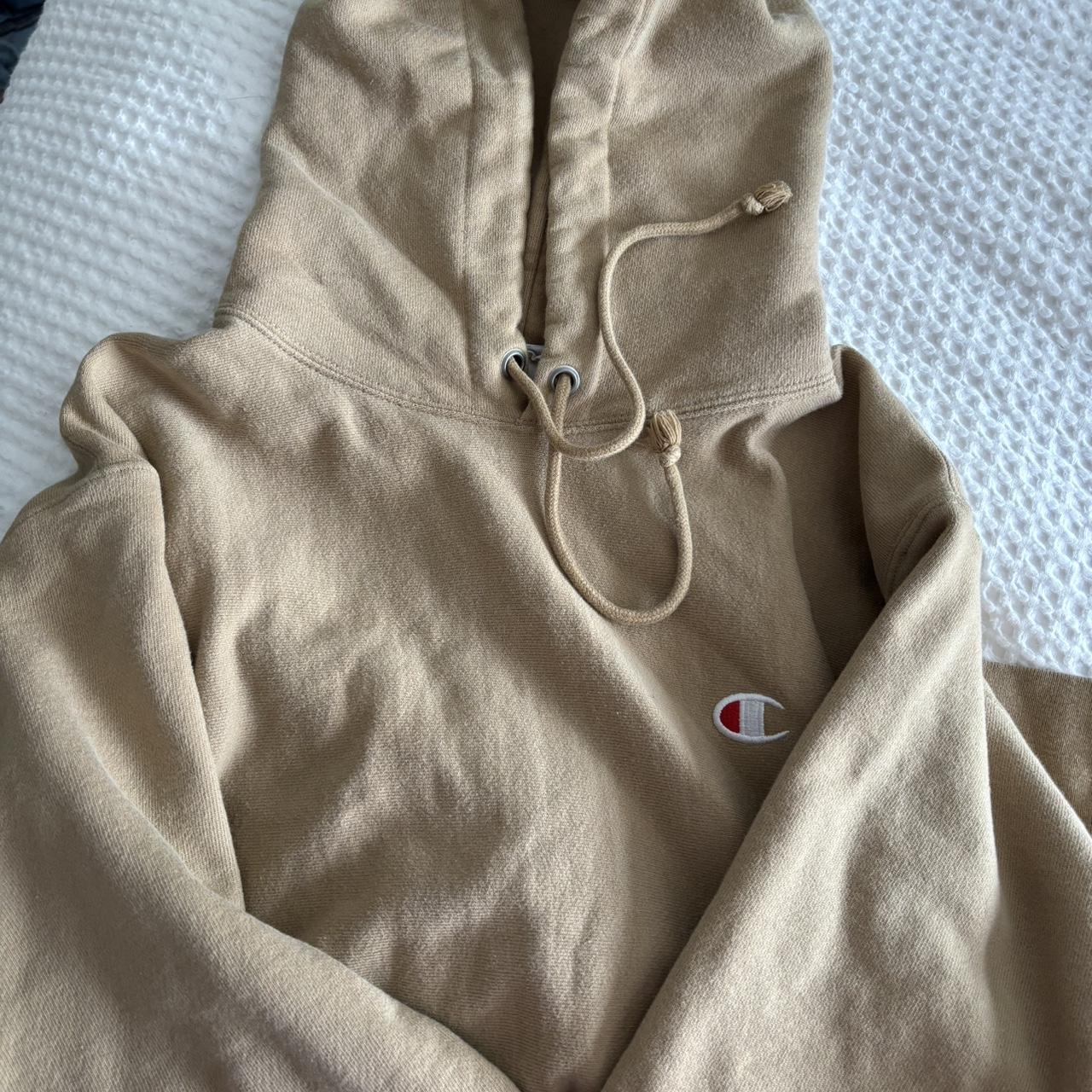 Men’s tan champion sweatshirt #championsweatshirt#mens - Depop