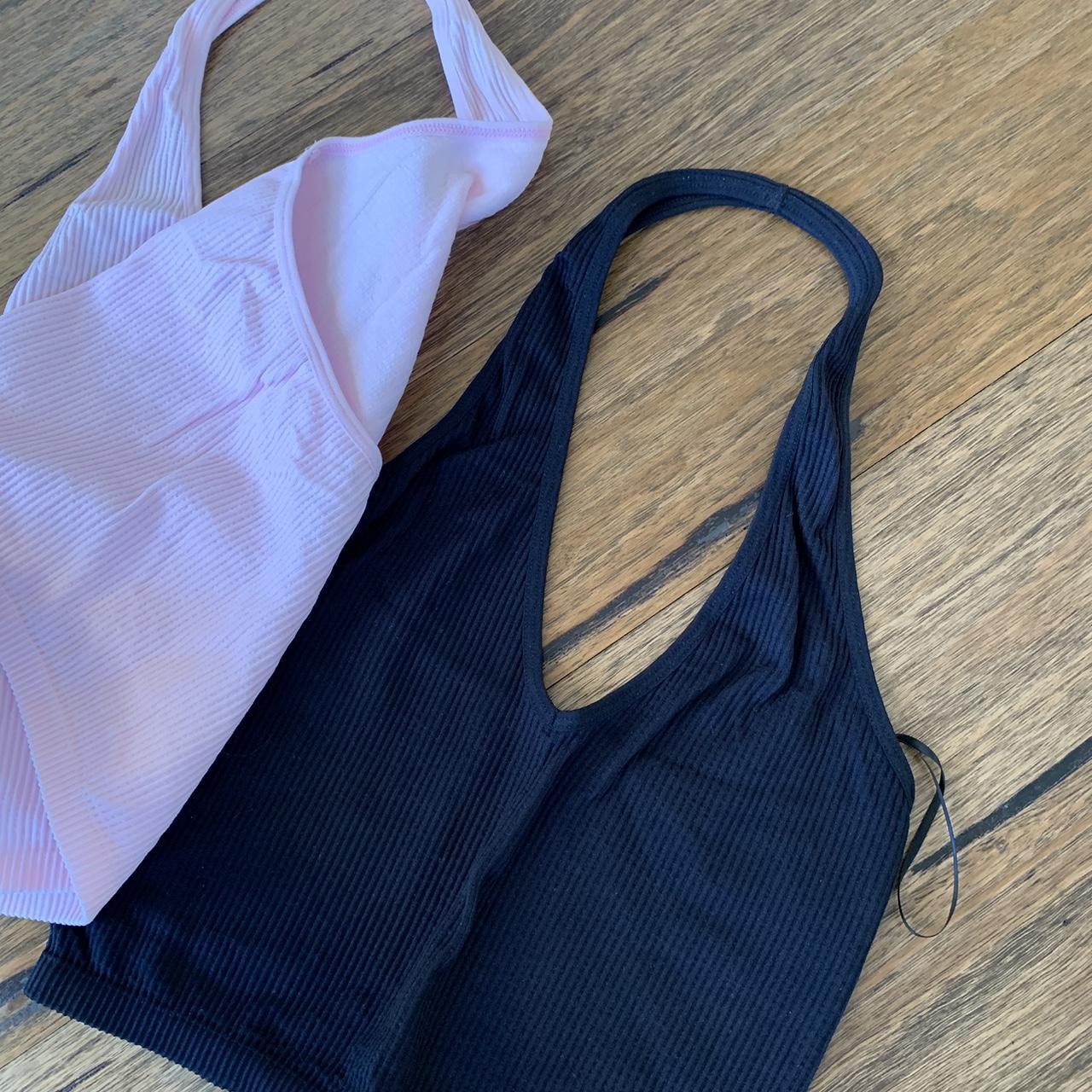 Glassons cropped halters. Set of 2 $12 or $8 each.... - Depop