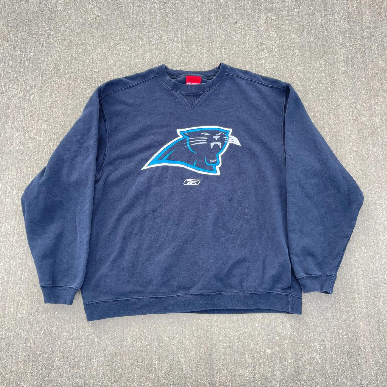 NFL Carolina Panthers Big Logo sweatshirt | Reebok |... - Depop