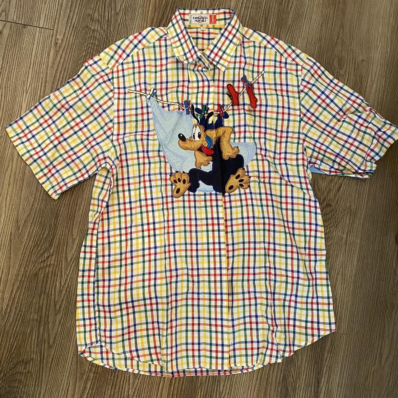 Vintage 90s emmanuel schvili Disney button up. This... - Depop