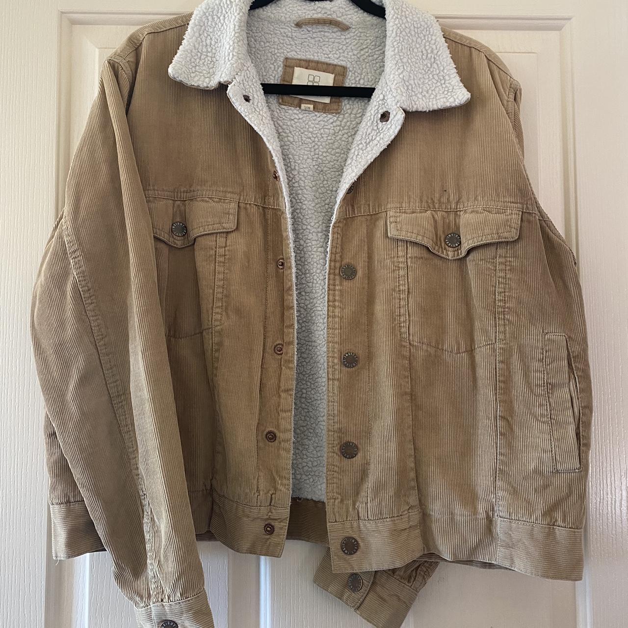 Tan Insight Corduroy Jacket 💛size M/L (fits 8-10... - Depop