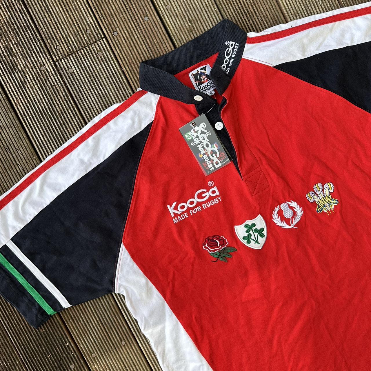 Vintage brand new with tags Kooga Rugby Polo... - Depop