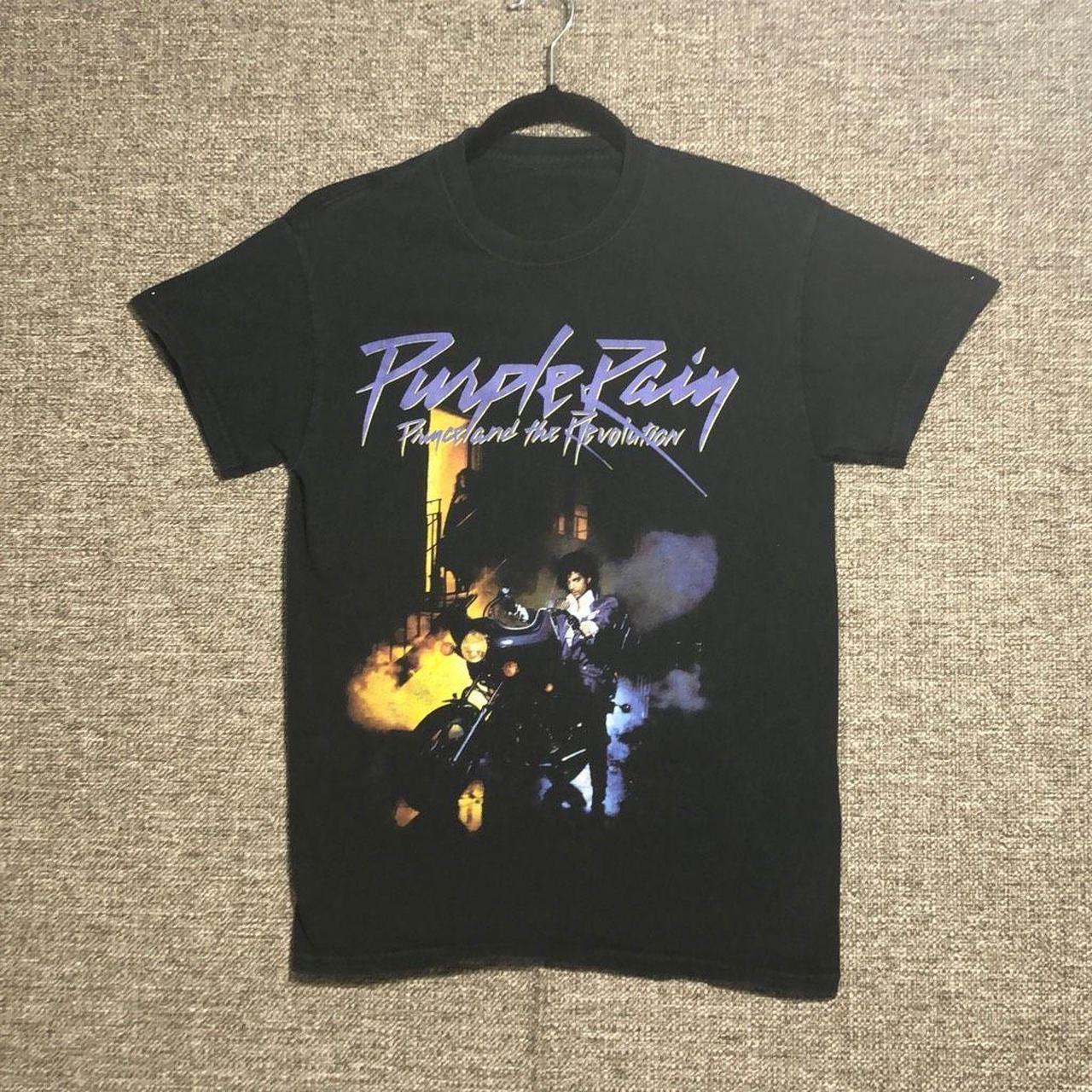Prince Shirt Women Small Black The Purple Rain Album... - Depop