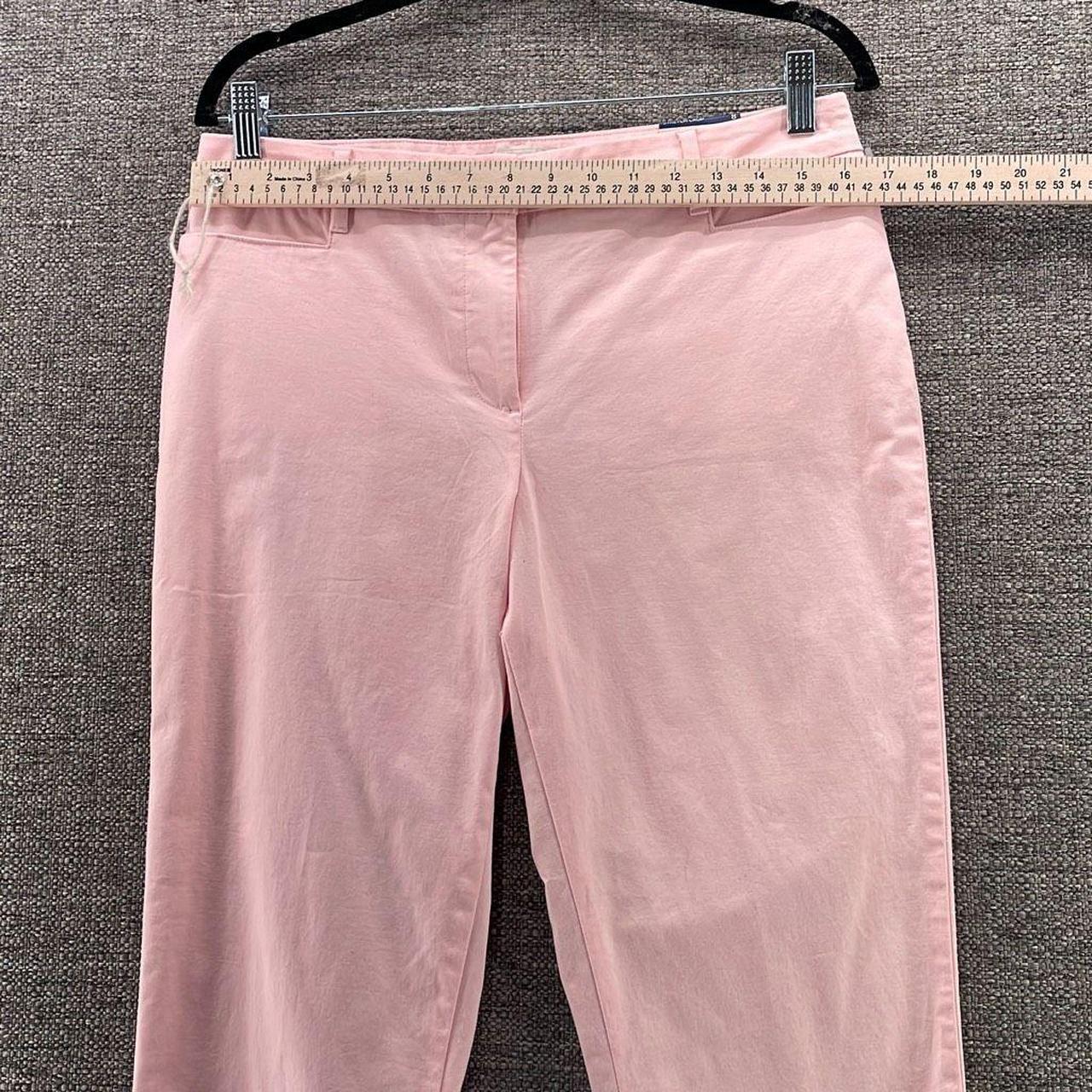 Talbots Pants Woman 8 Pink Trousers Pocket Stretch... - Depop