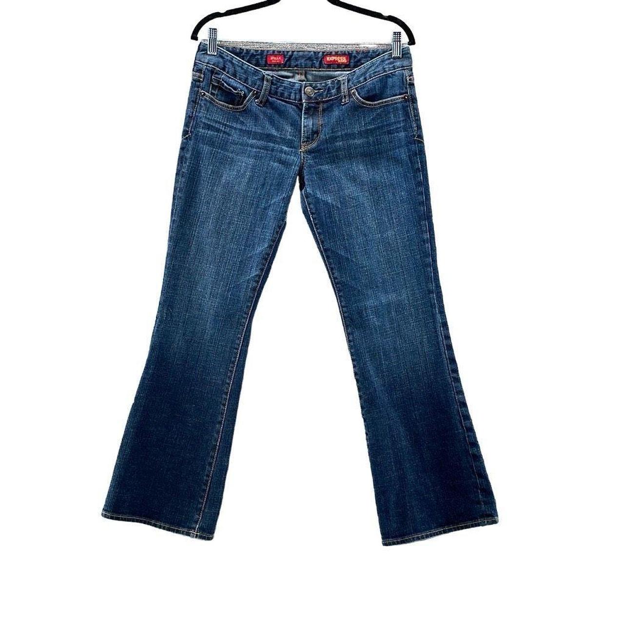 Express Jeans Womans 8p Stella Bootcut Low Rise... - Depop