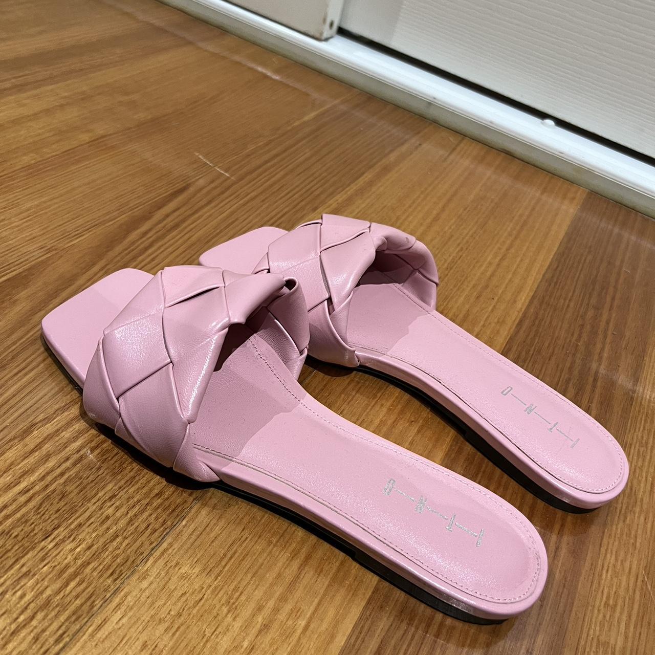 ITNO - Slides Colour: Pink Size: 10/41 Condition:... - Depop