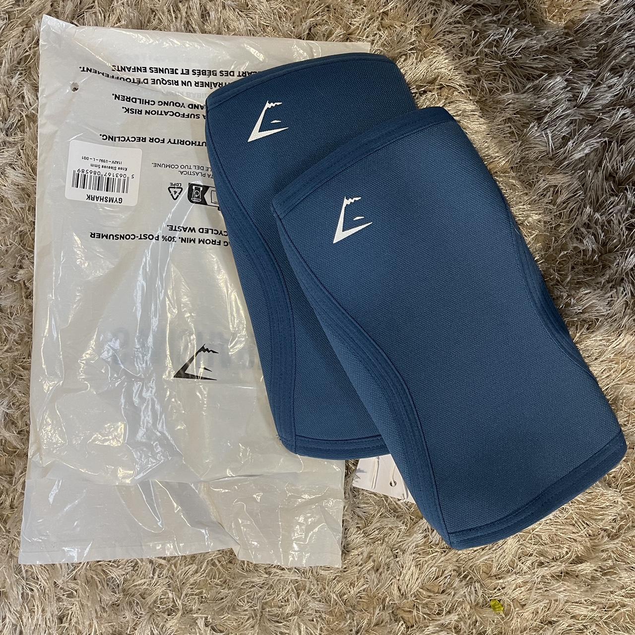 Gymshark blue knee sleeves - brand new. 5mm... - Depop