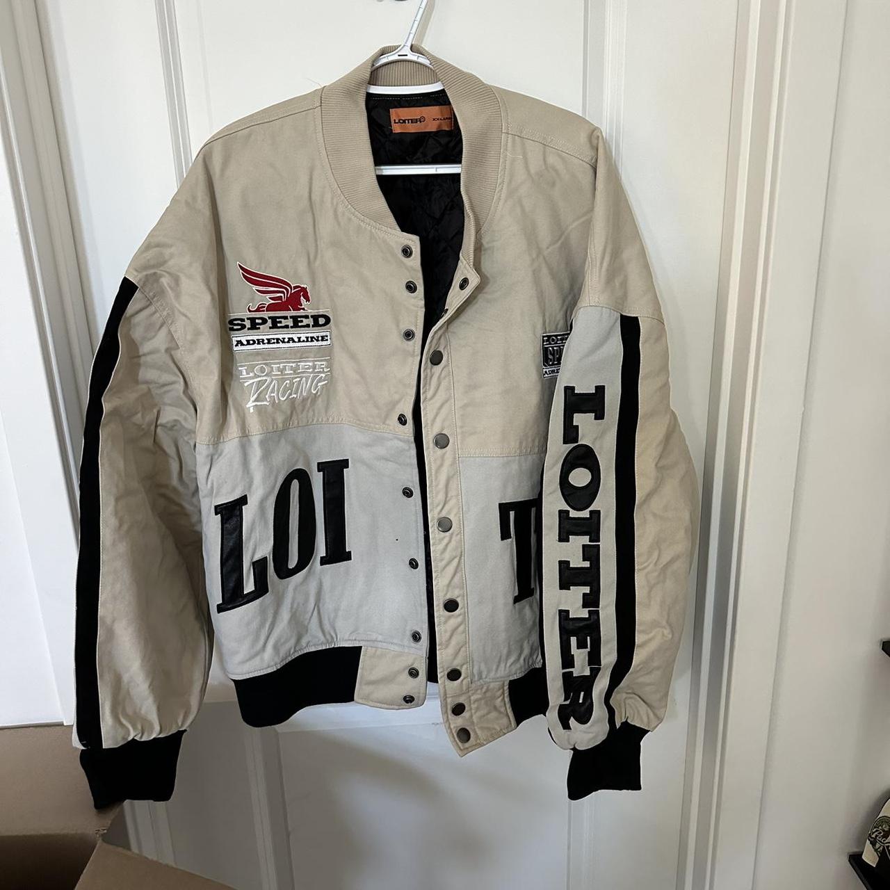 Loiter Racing Bomber Jacket Brand New Worn once,... - Depop