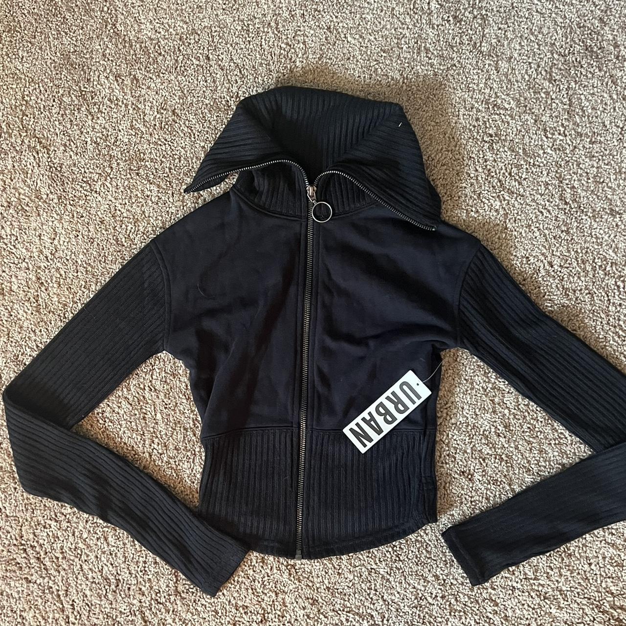 Urban Outfitters Women's Black Jacket | Depop