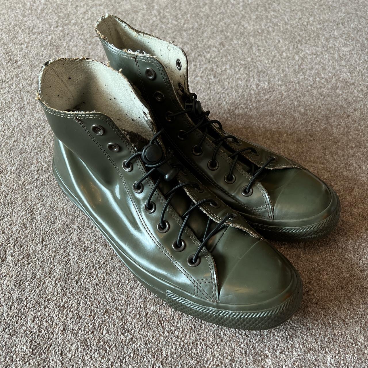 Converse Chuck Taylor All Star rubber waterproof... - Depop