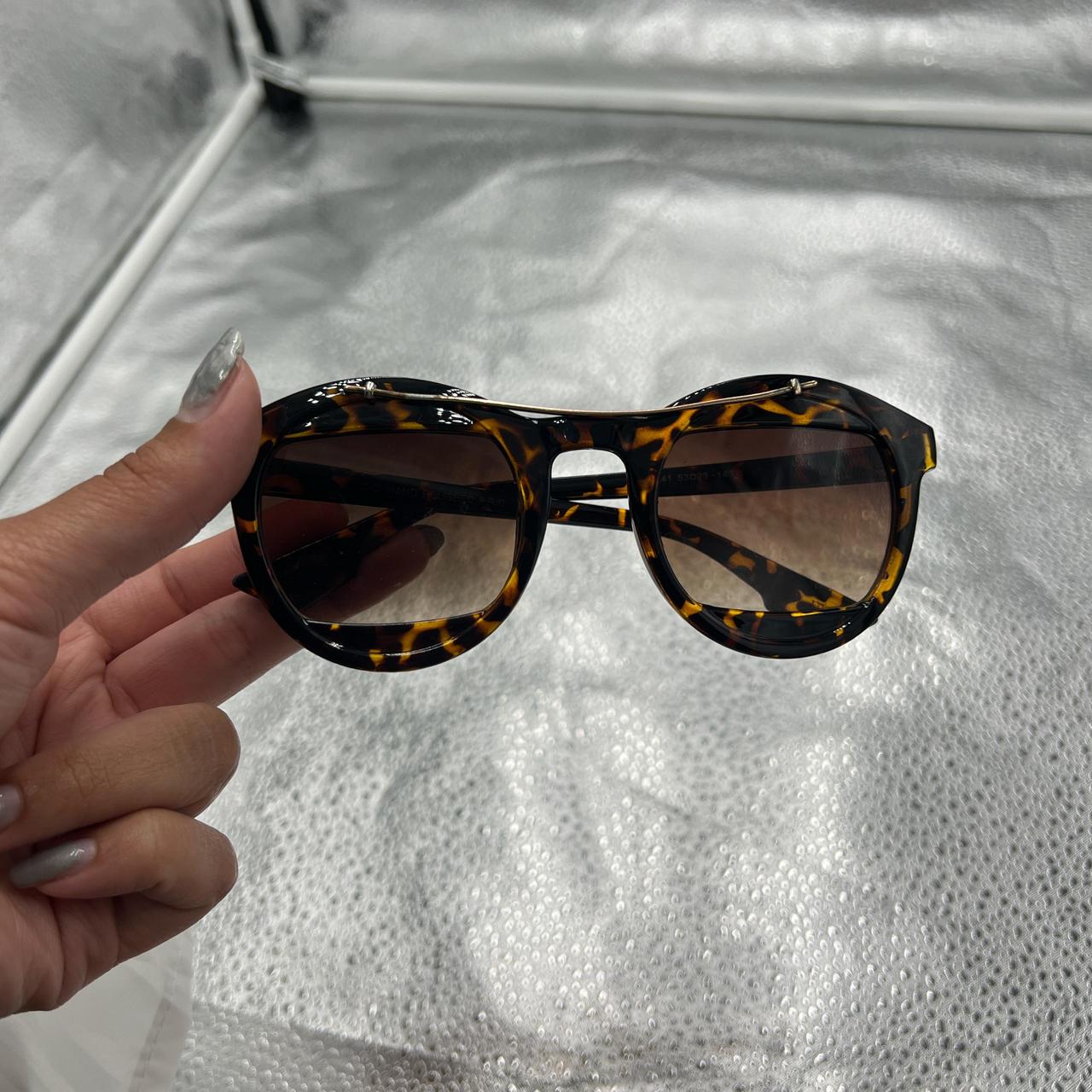 Unique cheetah print sunglasses #sunglasses... - Depop