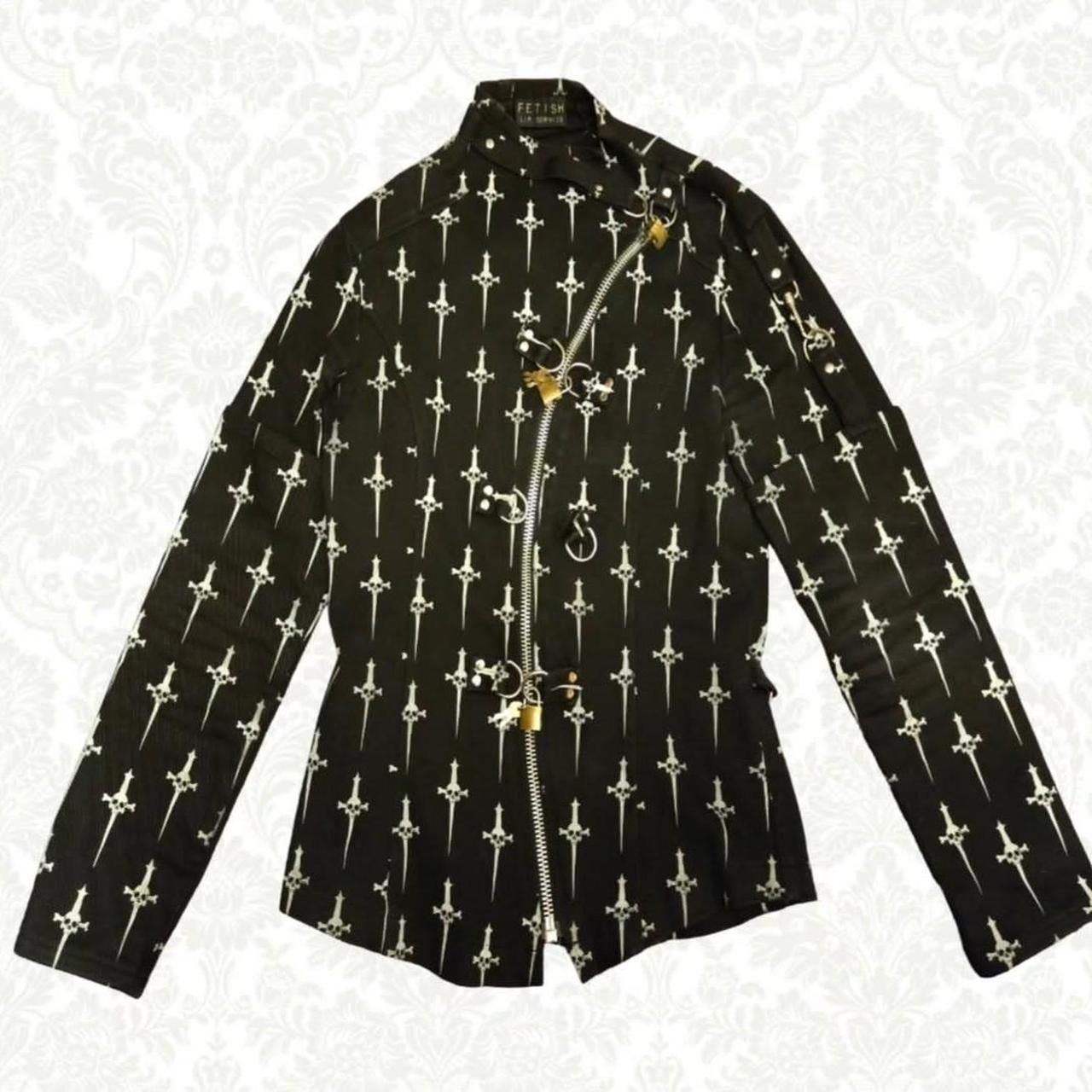 Super Rare Lip Service Dagger Straight Jacket With... - Depop