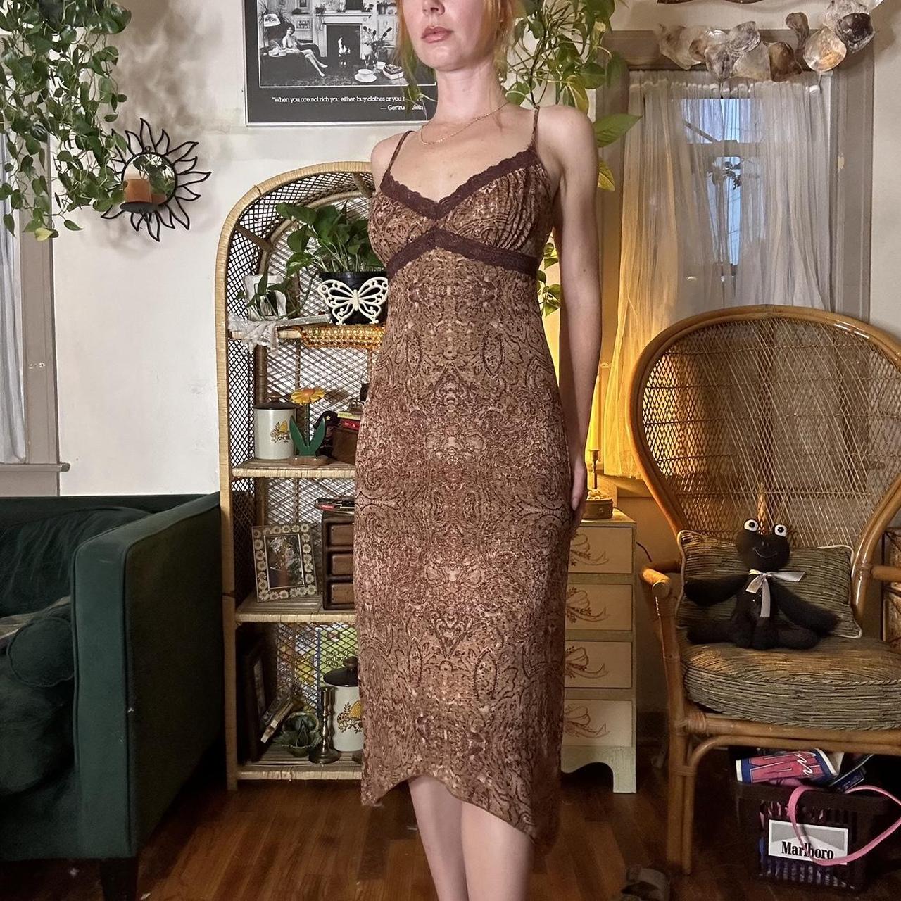 Vintage 2000’s Whimsy grunge mesh dress Pretty... - Depop