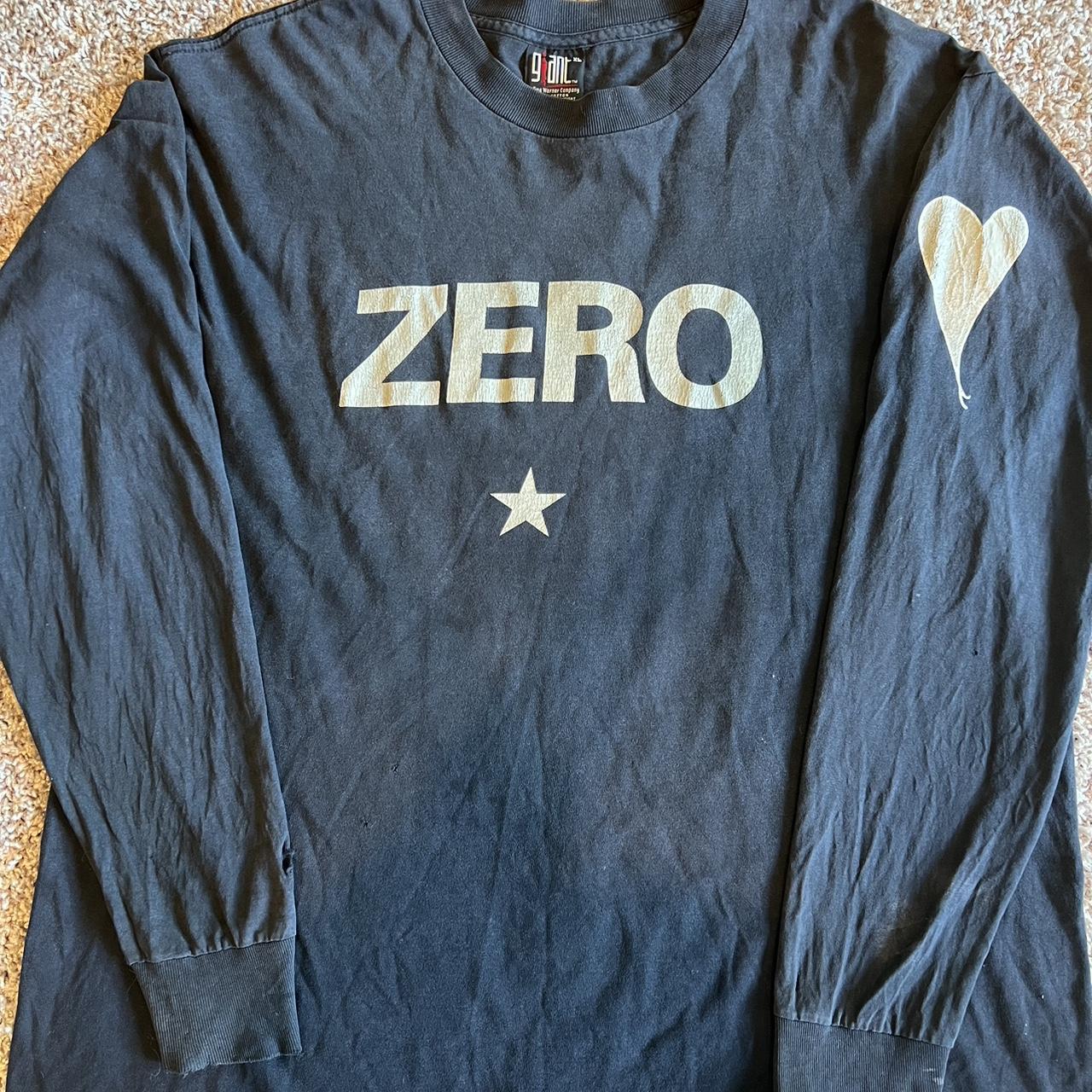 Vintage Zero Smashing Pumpkins long sleeve tee size | Depop Vintage Zero Smashing Pumpkins long sleeve tee size | Depop