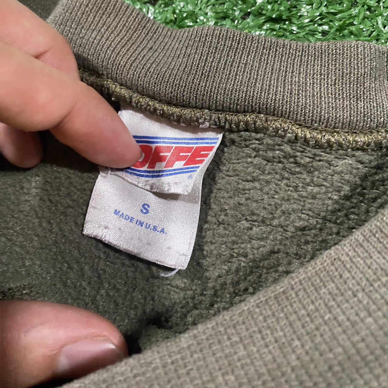 Vintage Soffe USMC Green Crewneck Excellent... - Depop