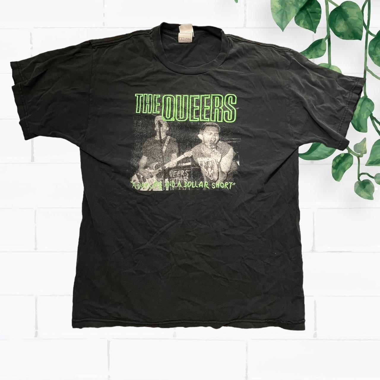 Essential vintage 90’s the queers band tee shirt... - Depop