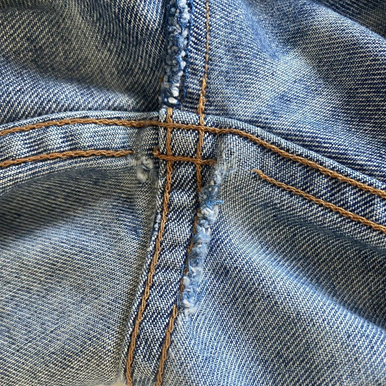 jeanswest Jorts I sewed up a hole in the crotch but... - Depop