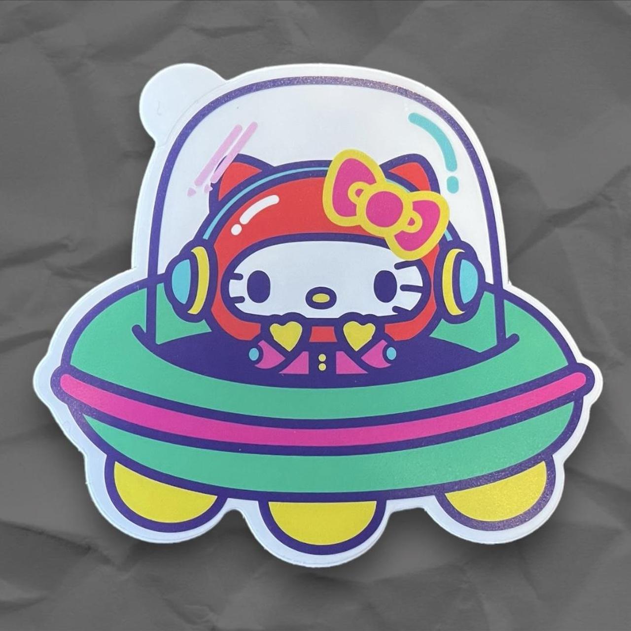 Hello Kitty Space Sticker - Sent with free... - Depop