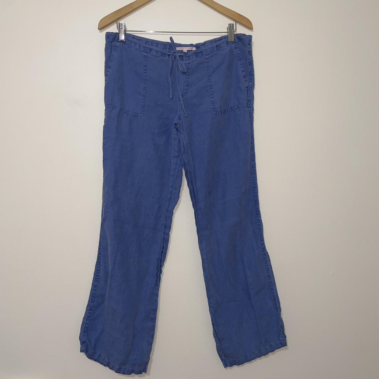 Victoria’s Secret Low Rise Straight Leg 100% Flax... - Depop