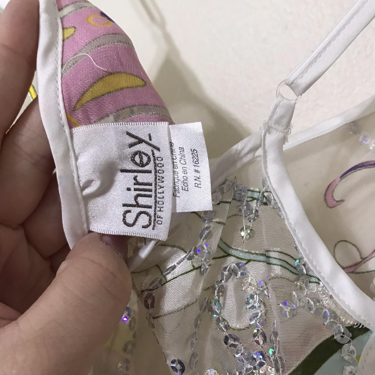 Vintage Shirley Of Hollywood Silk Butterfly Cutout... - Depop