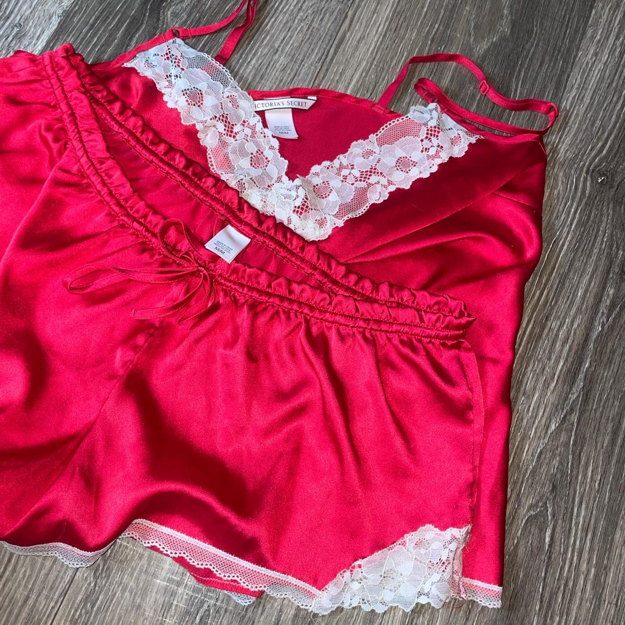 Victoria’s Secret sext red sleepwear set. Cami &... - Depop