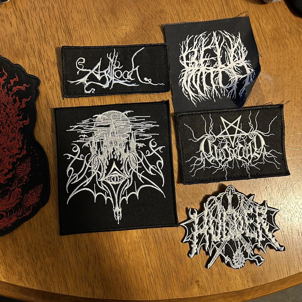 Black metal and doom patch lot. Hulder, Bell Witch,... - Depop