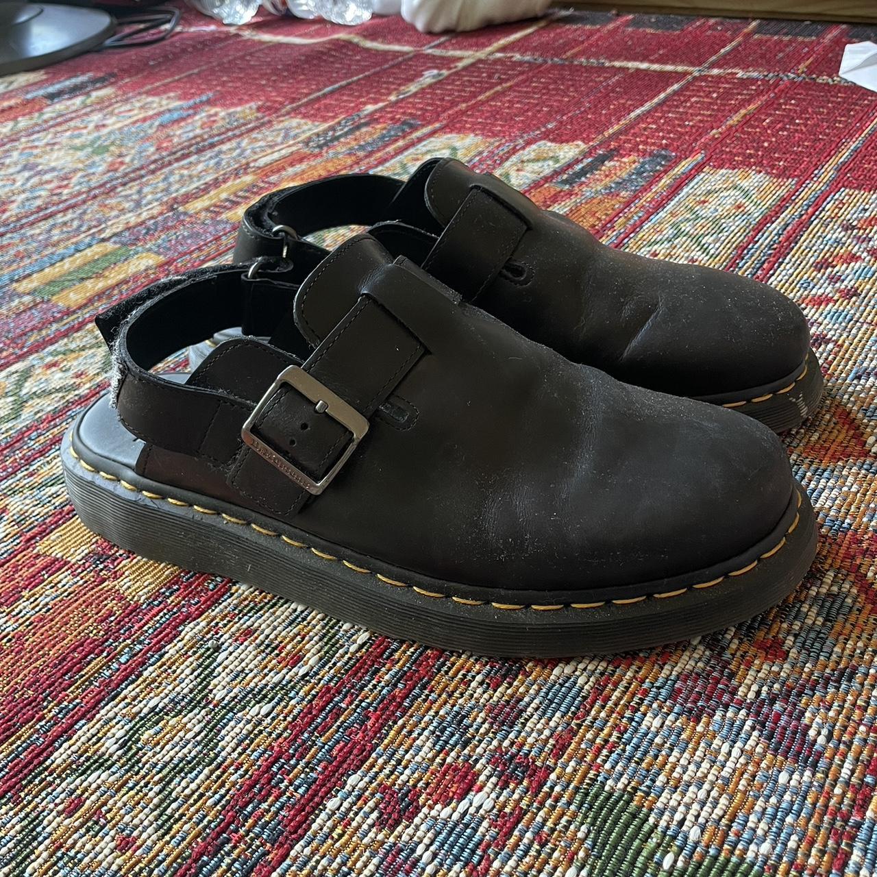 Mens size 11.5 doc marten clogs, mules,... - Depop