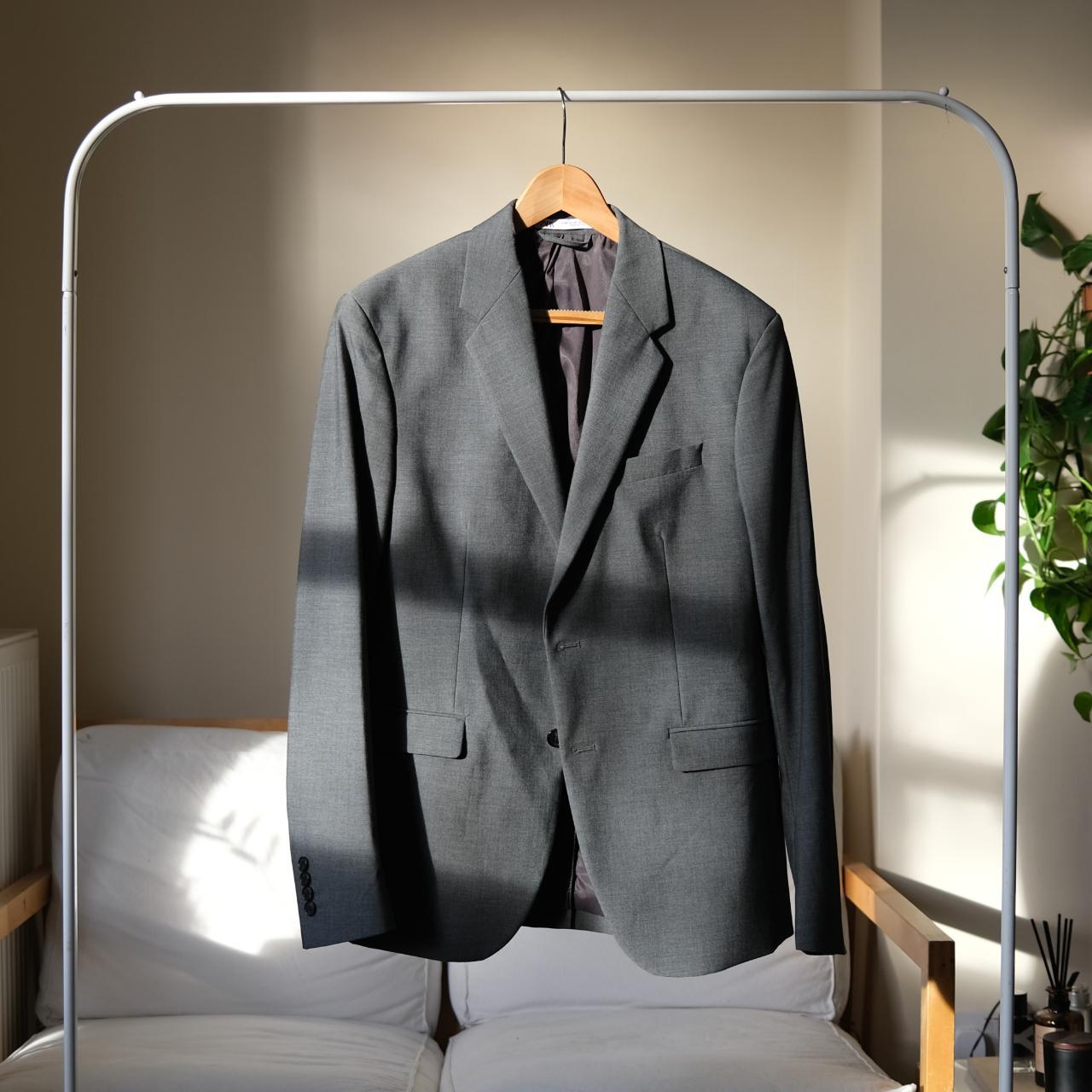Men Zara Grey Suit - Blazer and Trousers - Depop