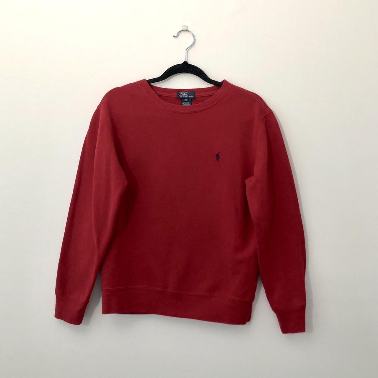 🐎 Kids Ralph Lauren Red Jumper ♦️ Size: M Condition:... - Depop