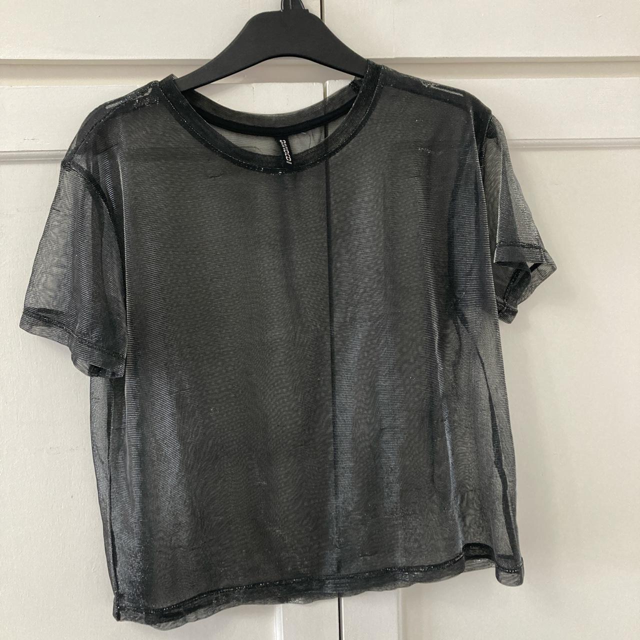 h&m mesh top. free postage - Depop