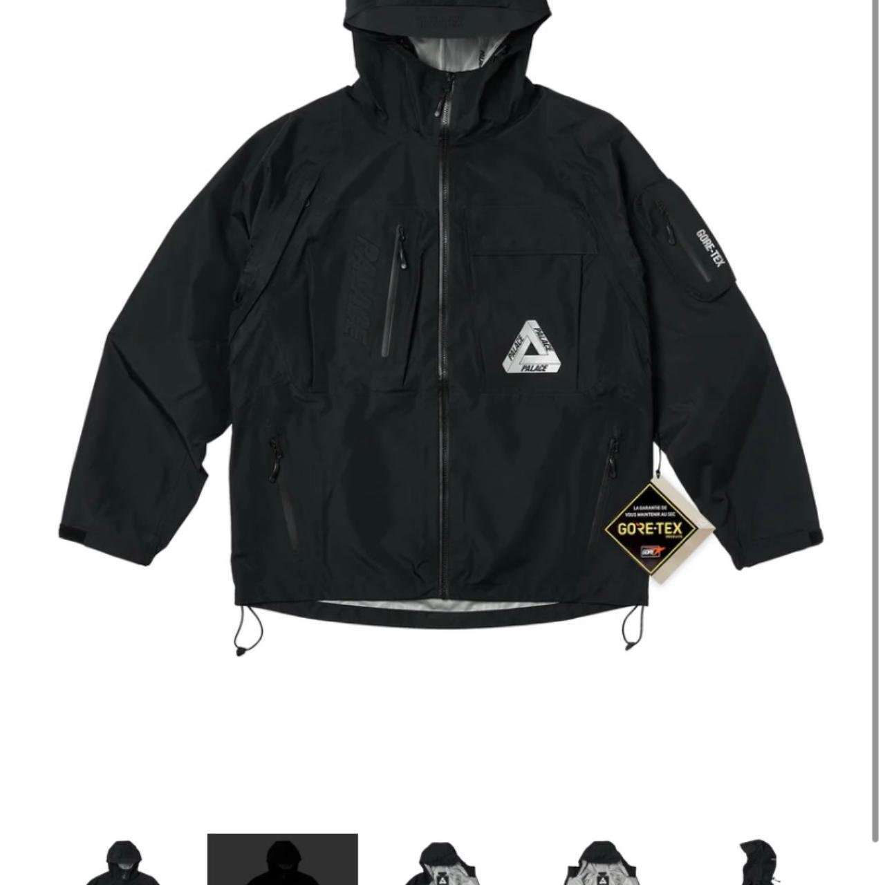 Palace Gore-Tex cargo Jacket SS23 Dead stock Black... - Depop