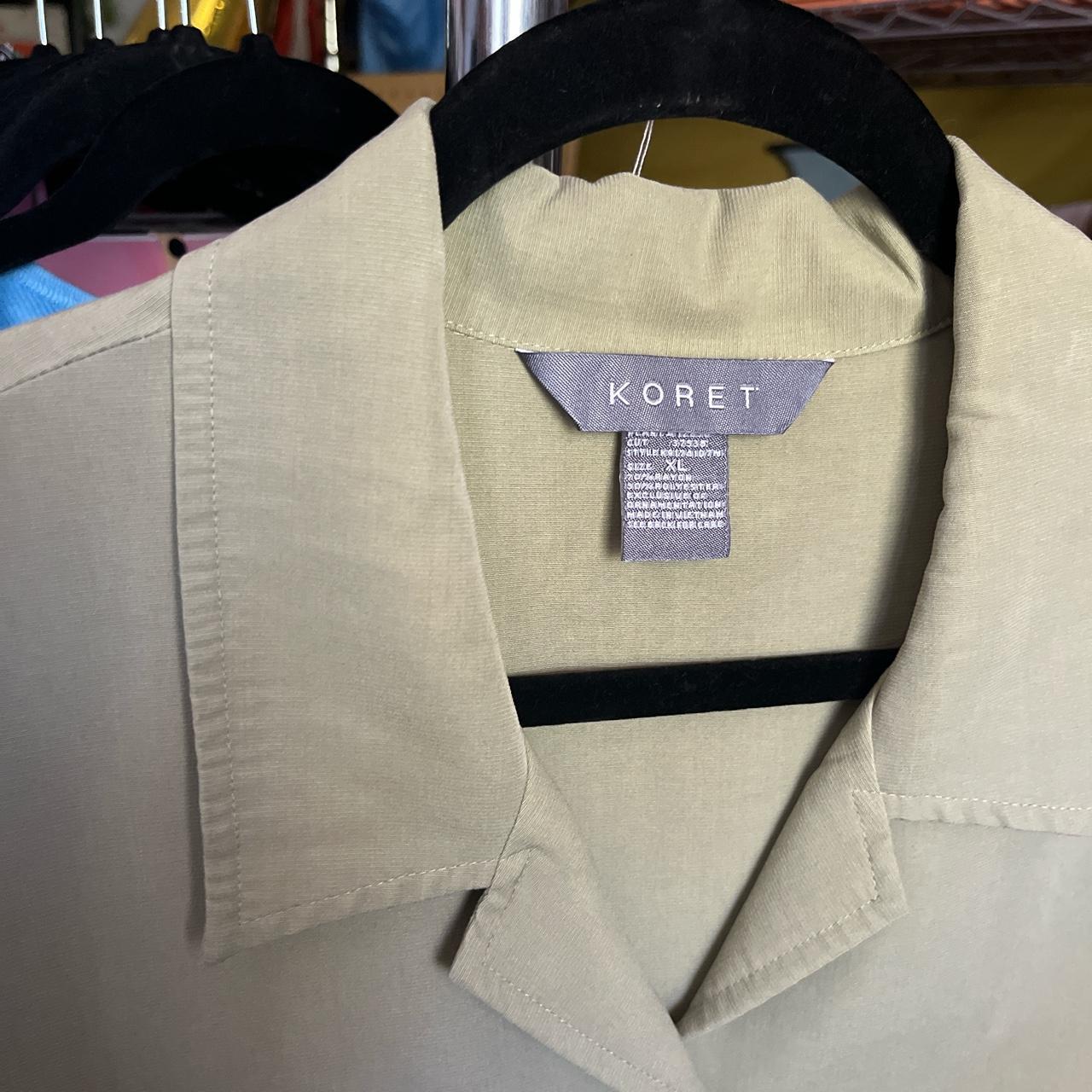 Koret embroidered button-down shirt! Size Xl! No... - Depop