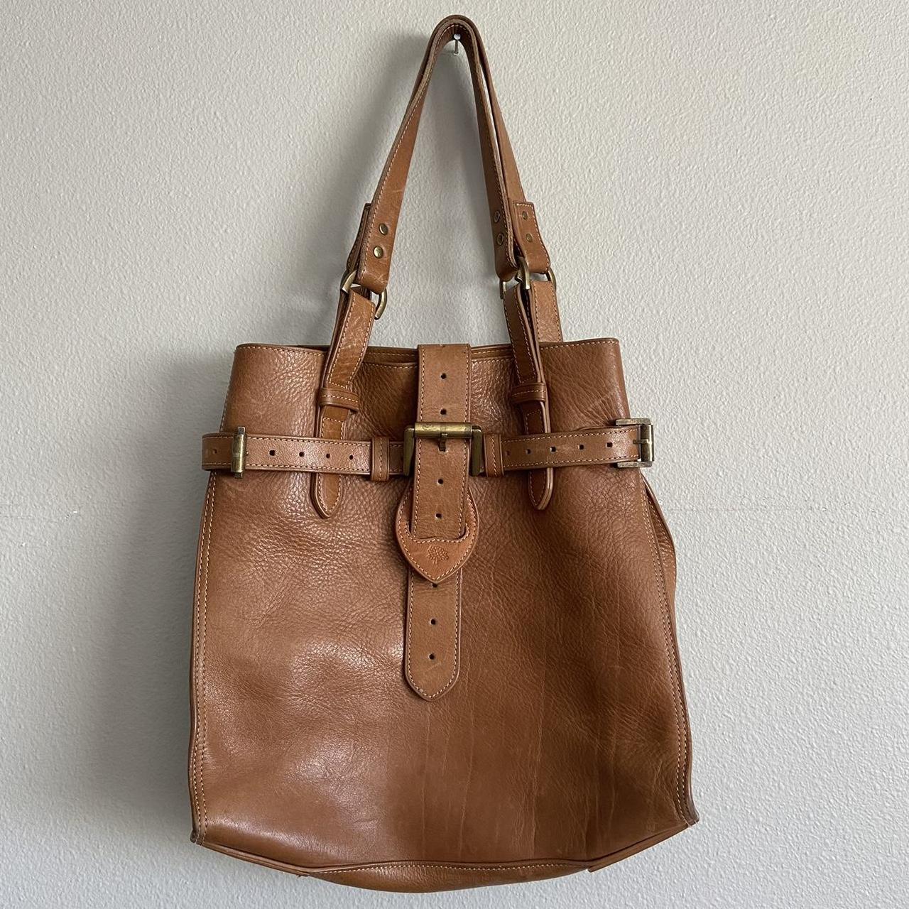 Mulberry Elgin England Darwin Leather Tote Shoulder Bag - Depop