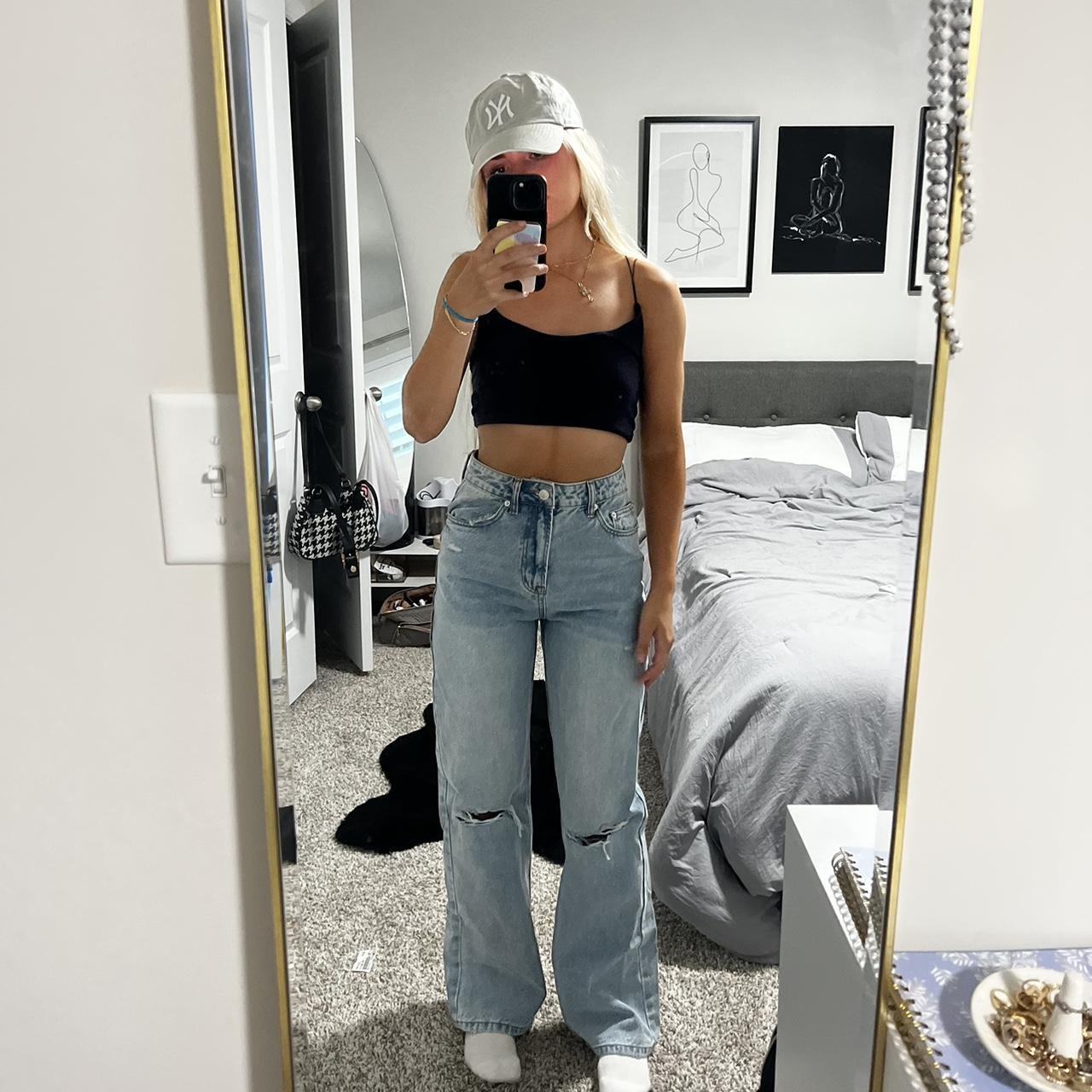 NWT edikted jeans! So cute and definitely Zara and... - Depop