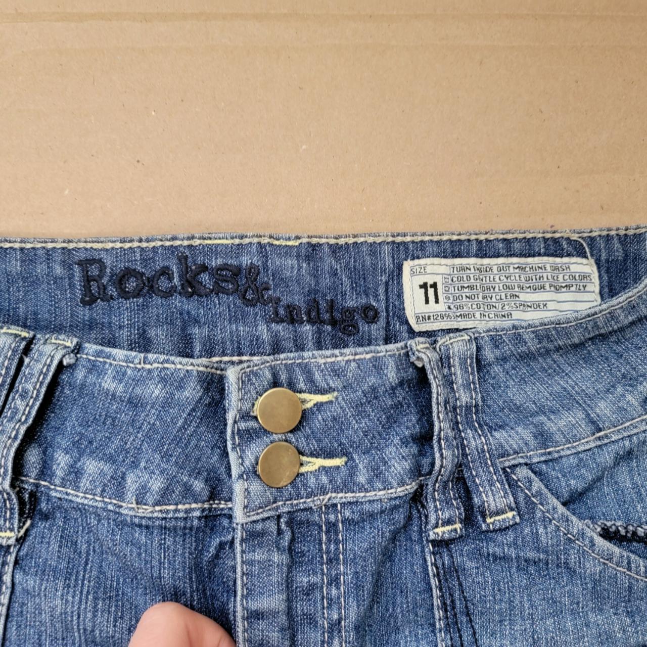 low rise y2k distressed micro jorts ~ ˎˊ- "Rocks &... - Depop