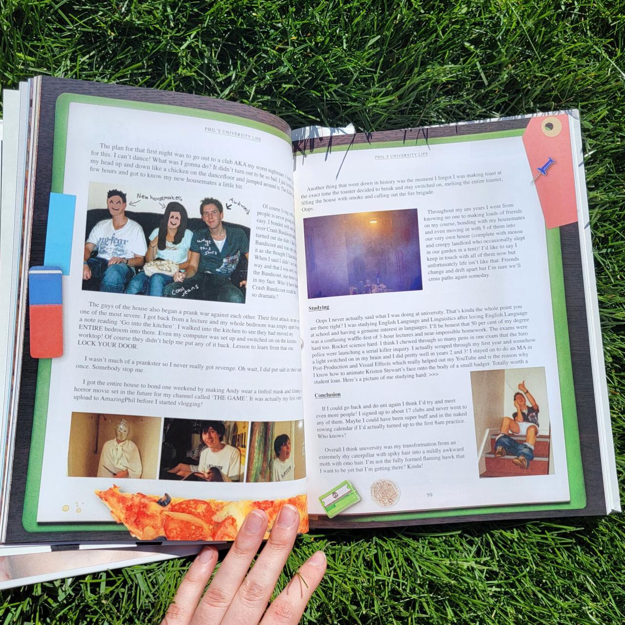 The Amazing Book is Not on Fire hardcover copy... - Depop