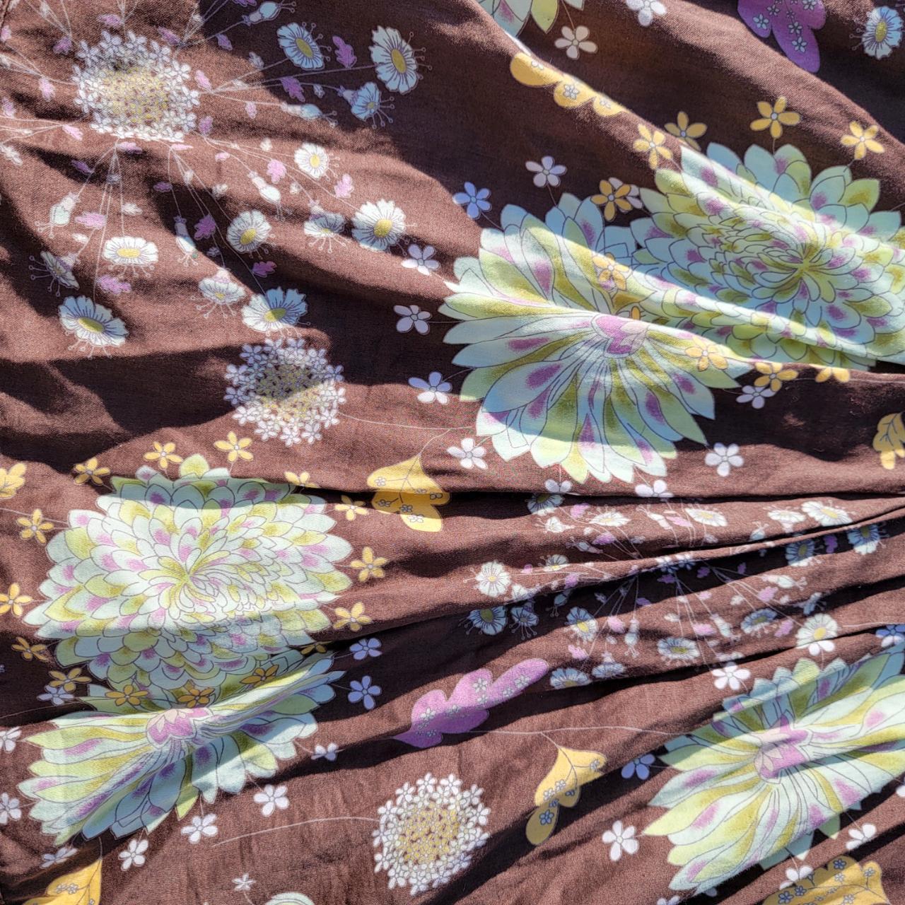 ⋅ 𓂃 ࣪💐 TULLE late 2000s boho twee floral summer... - Depop