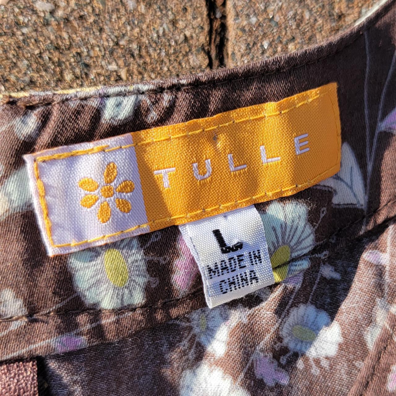 ⋅ 𓂃 ࣪💐 TULLE late 2000s boho twee floral summer... - Depop