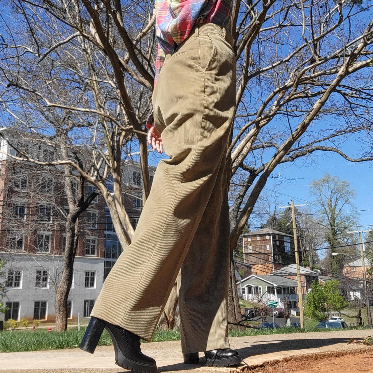 Brigadier Britches tan corduroy high waisted... - Depop