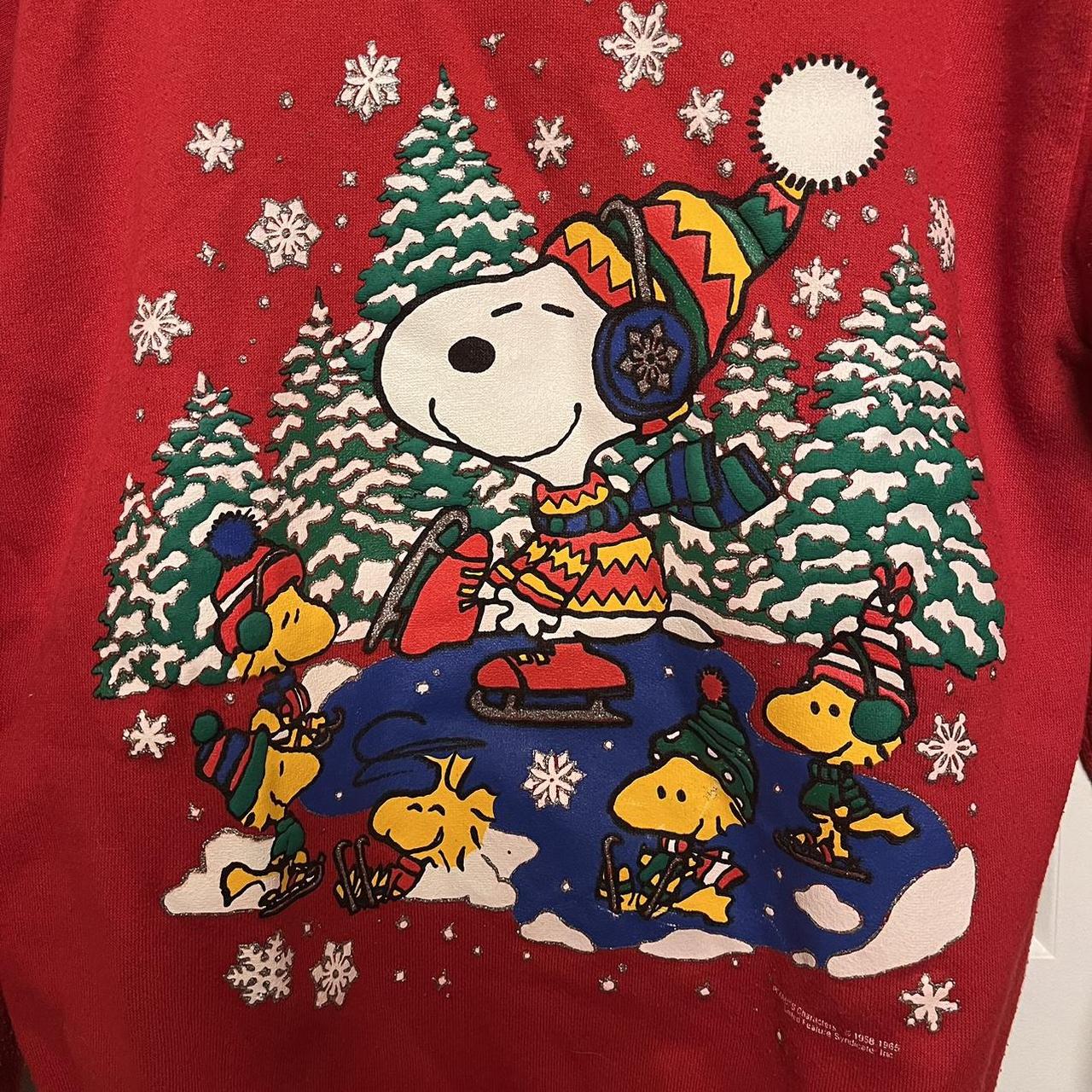 Snoopy peanuts holiday sweater - Depop