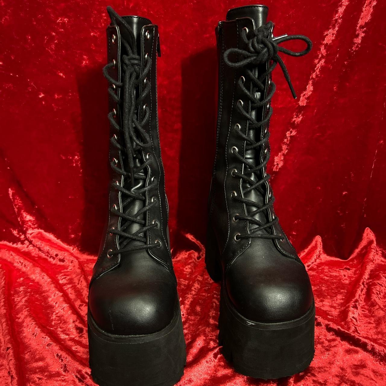 DEMONIA ASHES-105 super cute and comfy af Worn... - Depop