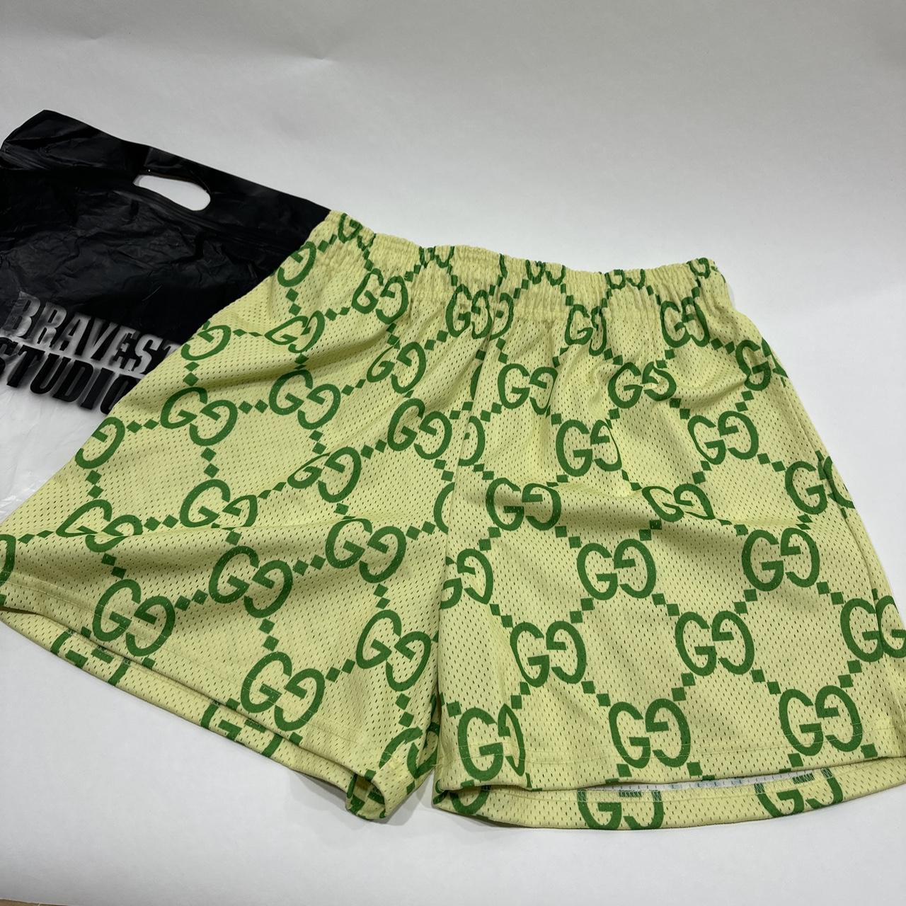Bravest Studios GG Sprite Gucci Shorts... - Depop
