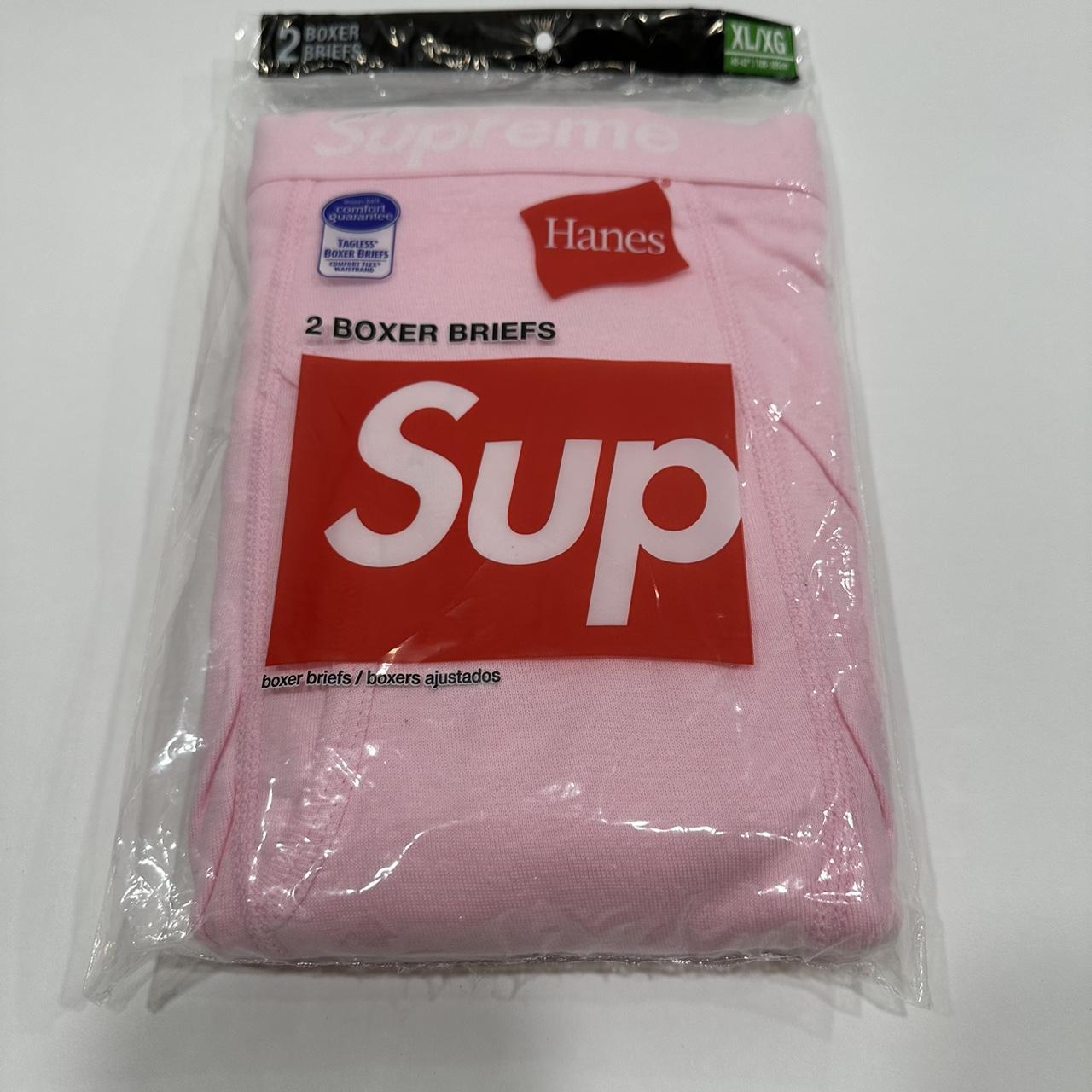 Supreme Men's Pink Boxers-and-briefs | Depop